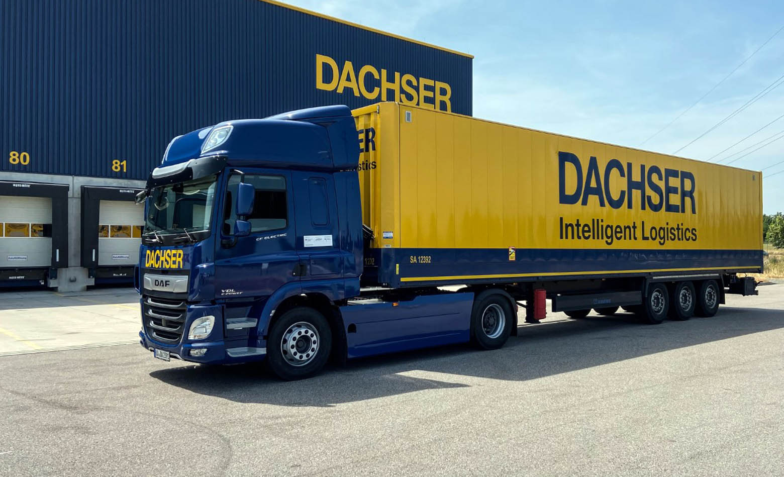 DAF CF Electric za Dachser