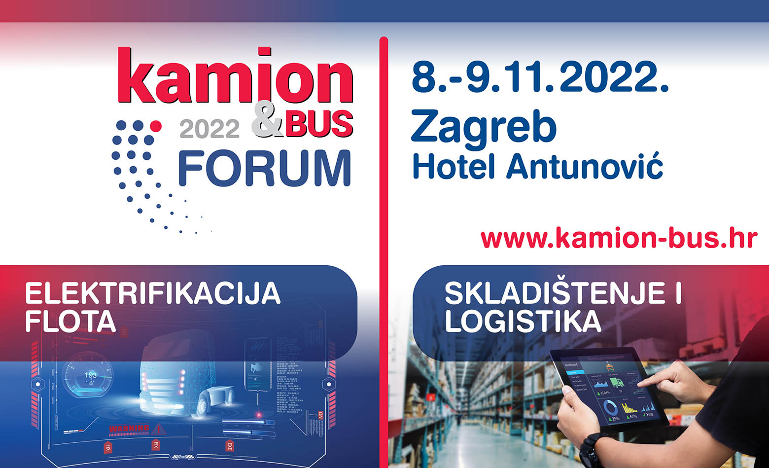Kamion&Bus Forum 8.i 9. studeni 2022. u Zagrebu