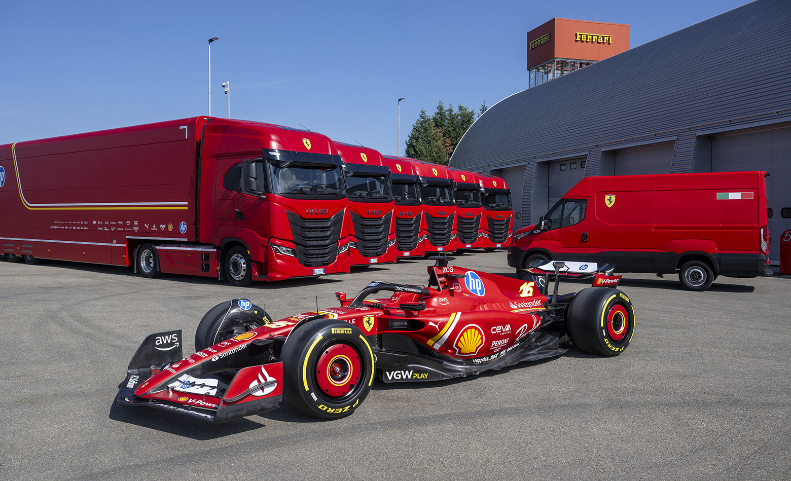 15 Iveco S-Way i Daily za Scuderia Ferrari HP