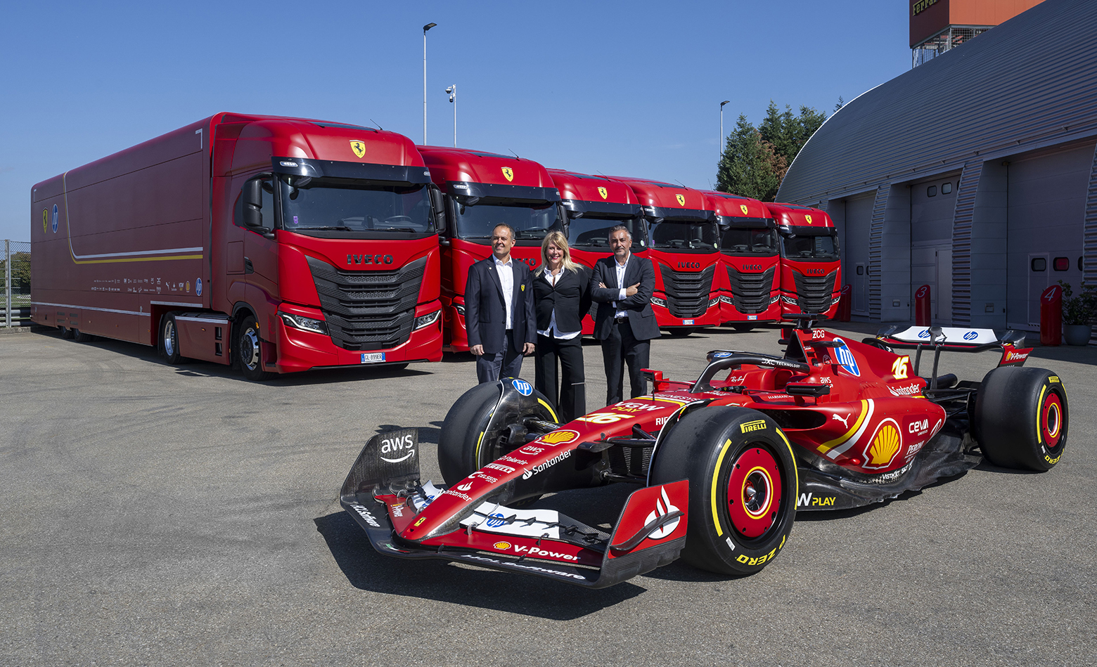 15 Iveco S-Way i Daily za Scuderia Ferrari HP