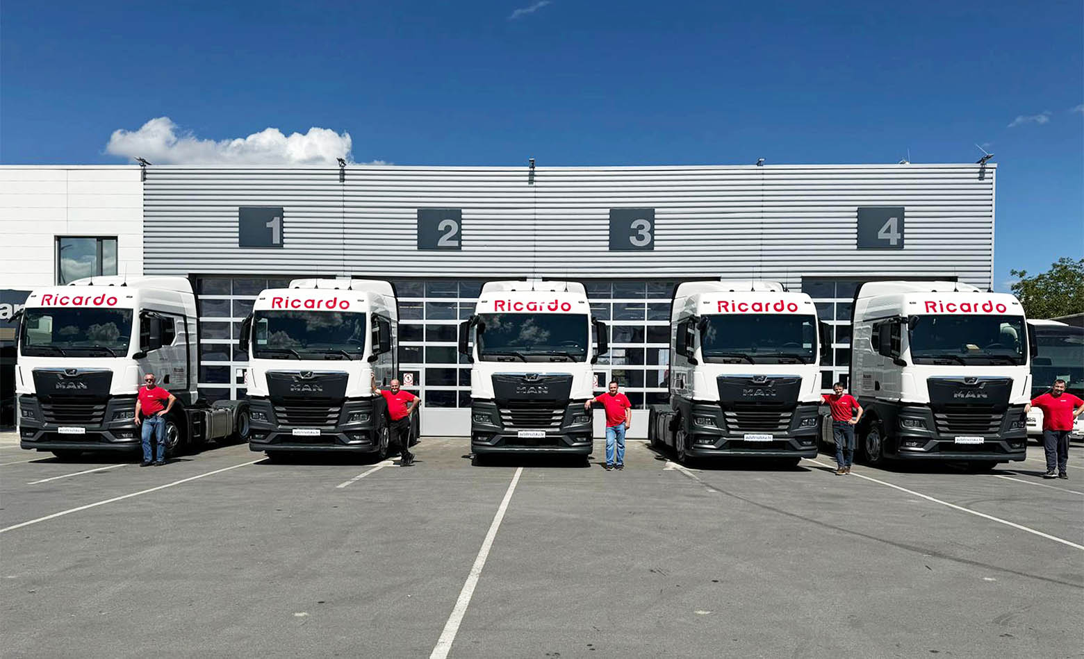 10 MAN TGX tegljača za Ricardo