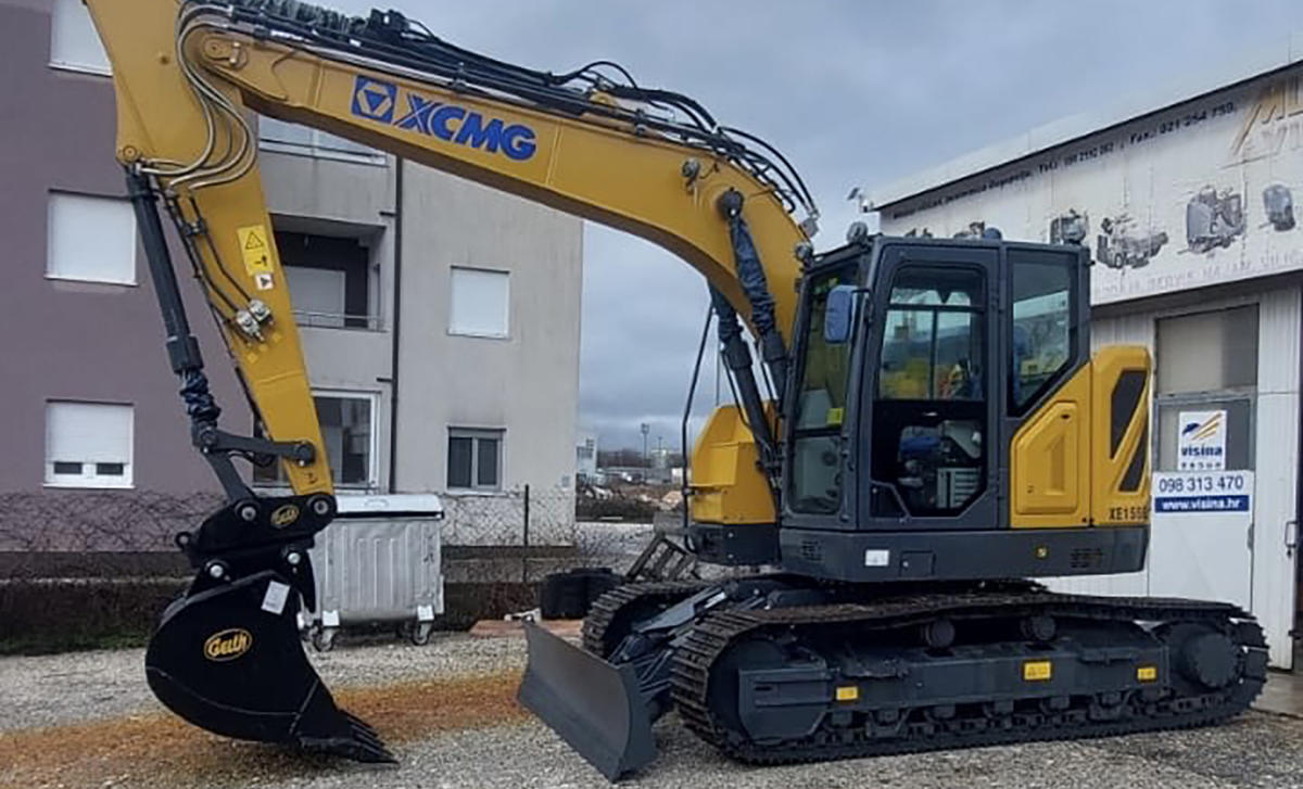 Novi bager XCMG isporučen u Split