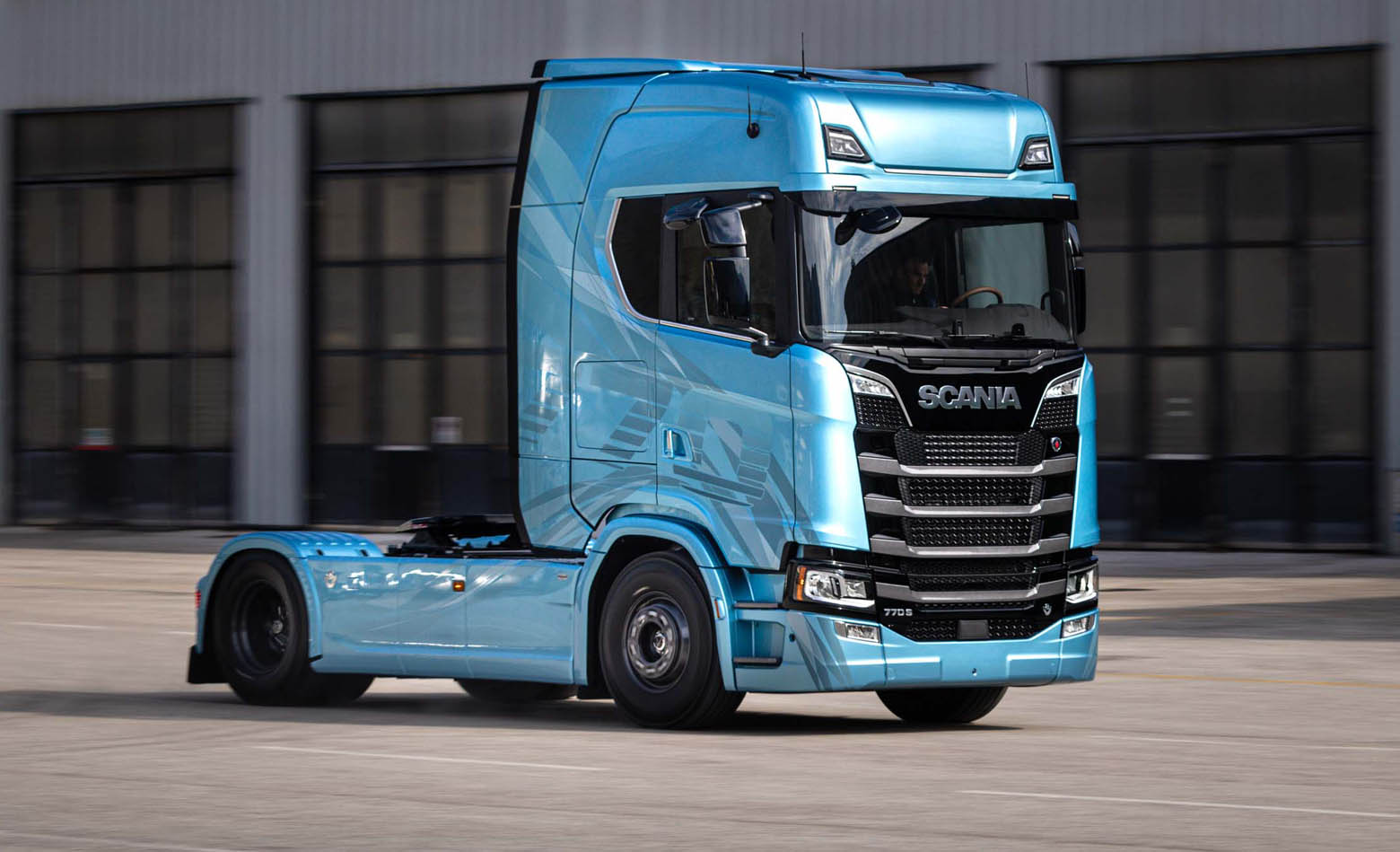 Svempas Scania V8 Frost i Fire