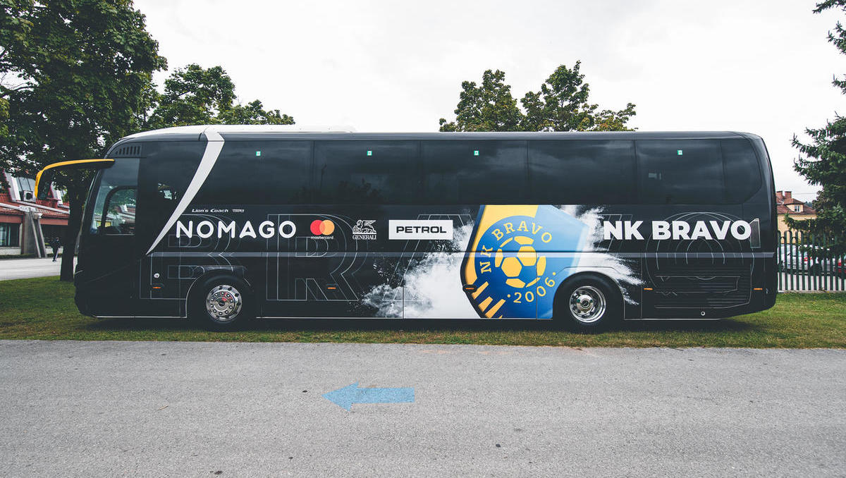 MAN-ov avtobus za nogometni klub Bravo