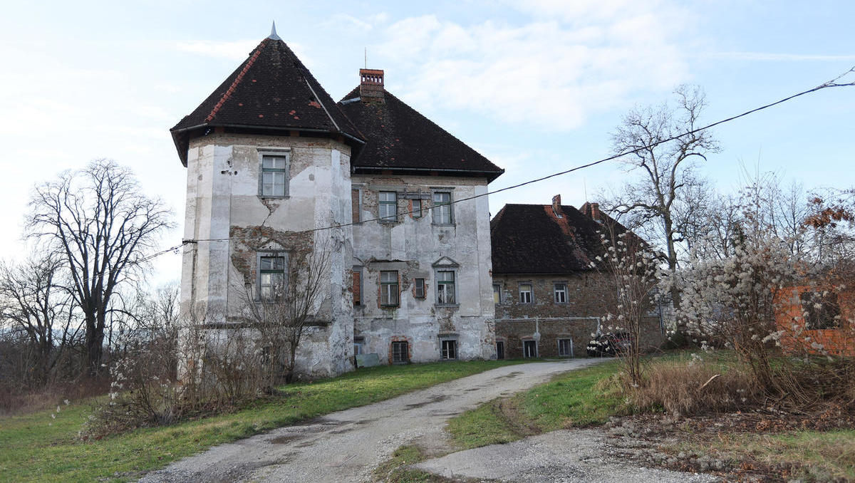 Na dražbo grad Bokalce in zemljišče za gradnjo oskrbovanih stanovanj