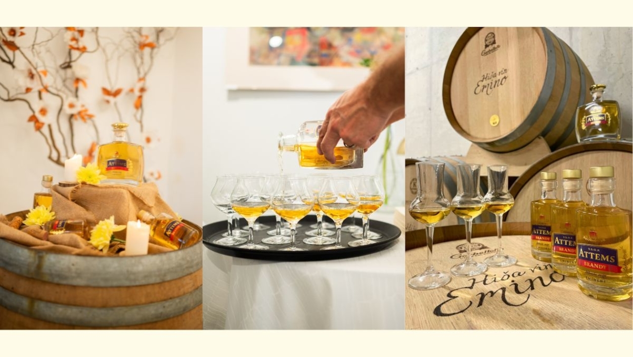 Slovenski vinjak attems V.S.O.P. – nova zgodba Hiše vin Emino