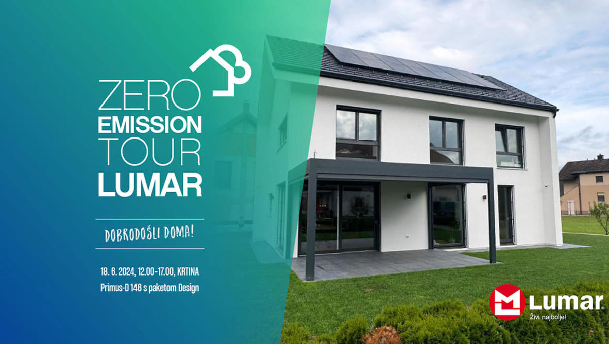 Lumar vabi na ogled: montažna hiša Lumar Primus-D 146 s paketom Design