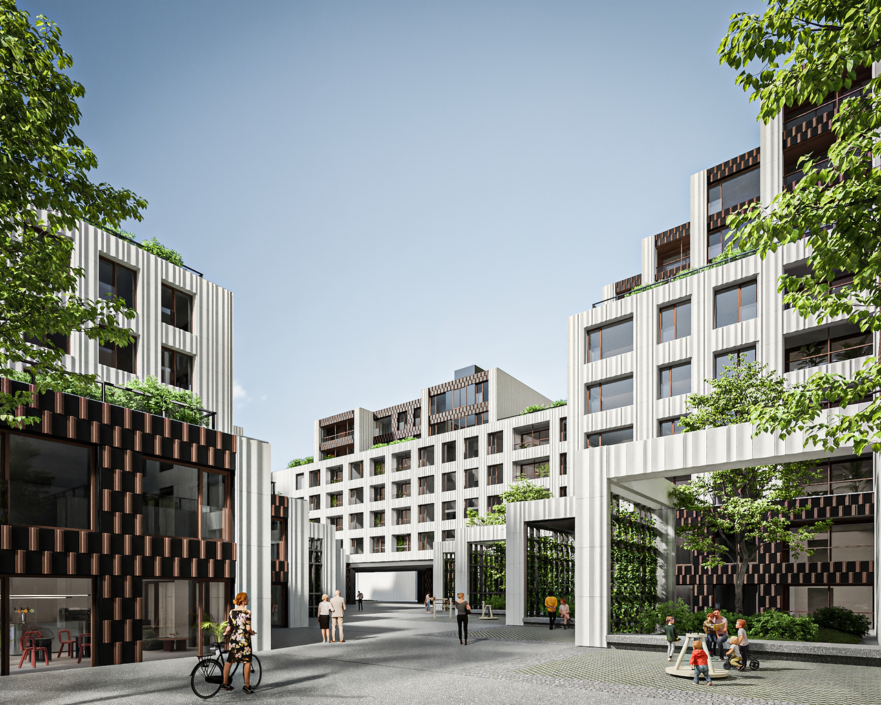 Takšno stanovanjsko sosesko za Bežigradom načrtujejo Britanci