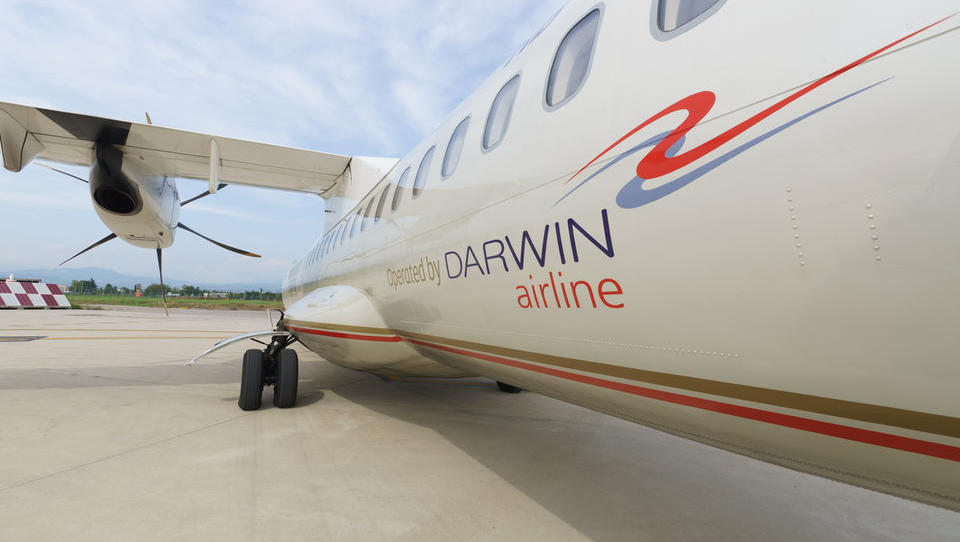 Adriina švicarska družba Darwin Airline razglasila stečaj
