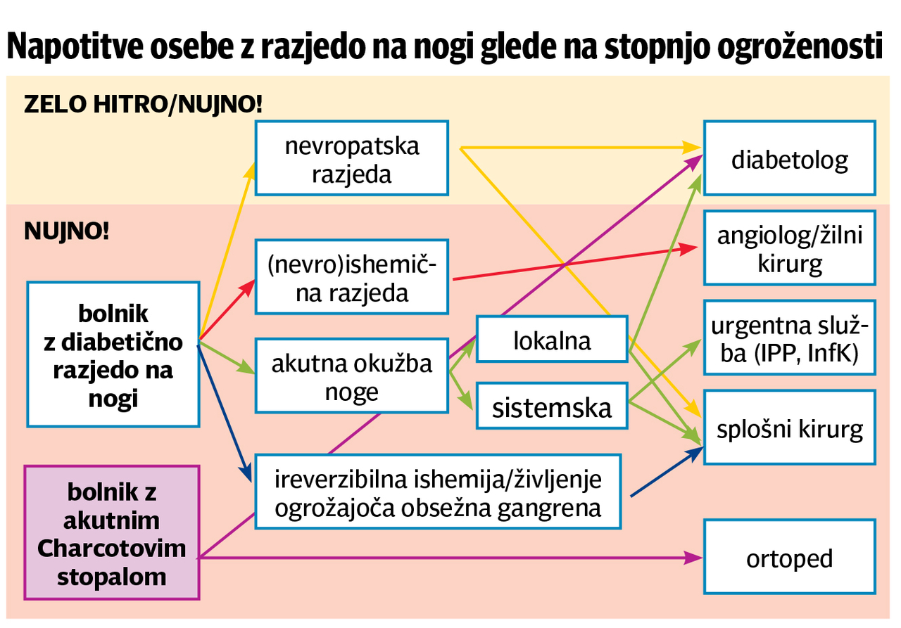 Pobuda za protokol napotitve in spremljanja razjede na nogi