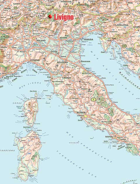 Tuja smučišča - obiskali smo Livigno: Brezcarinska cona ob italijanskem ...