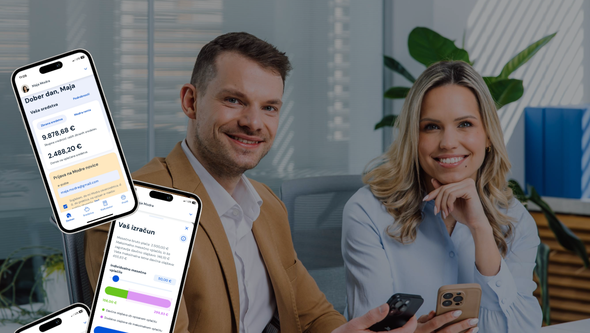 Modra zavarovalnica: Digitalna preobrazba pokojnin