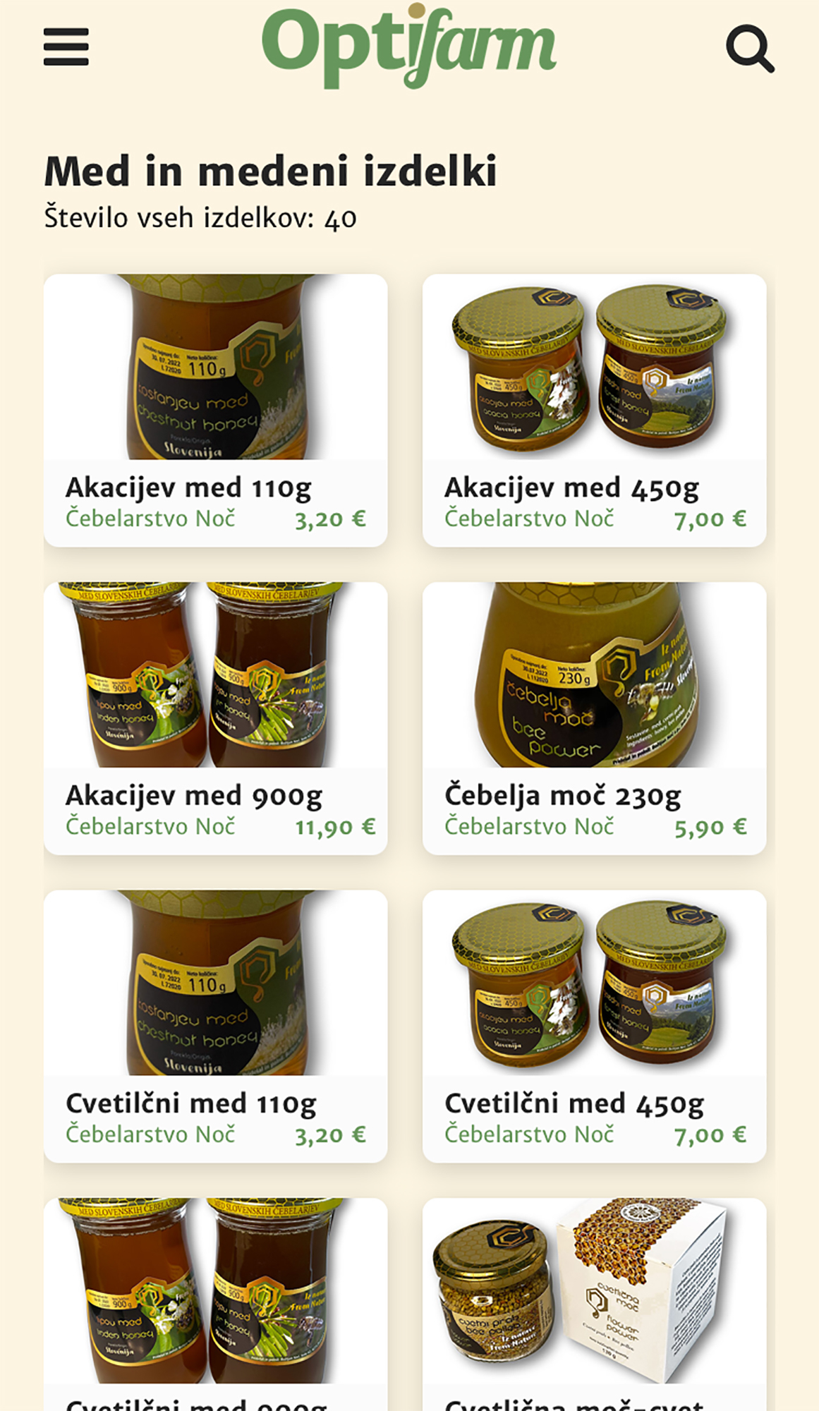 Optifarm Smart je nov digitalni prodajni kanal za lokalne ponudnike živil