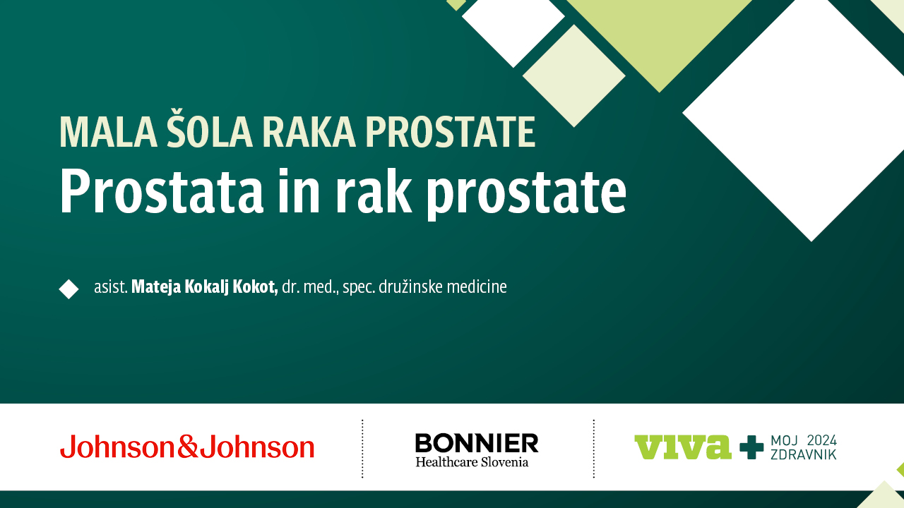Brezplačni webinar: (Pre)prosto o raku prostate: prepoznajmo ga pravočasno
